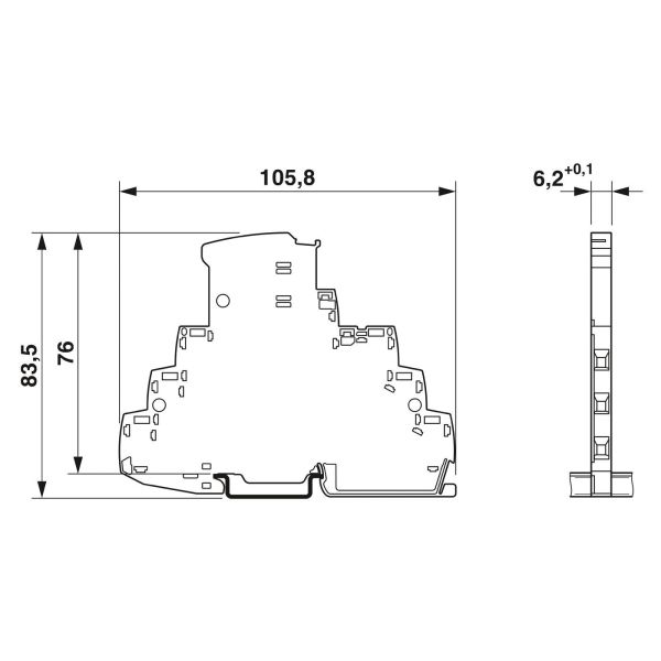 Quality Phoenix Contact Surge Protector TTC-6-1X2-M-EX-24DC-UT-I for 2 Poles and 24V DC for sale