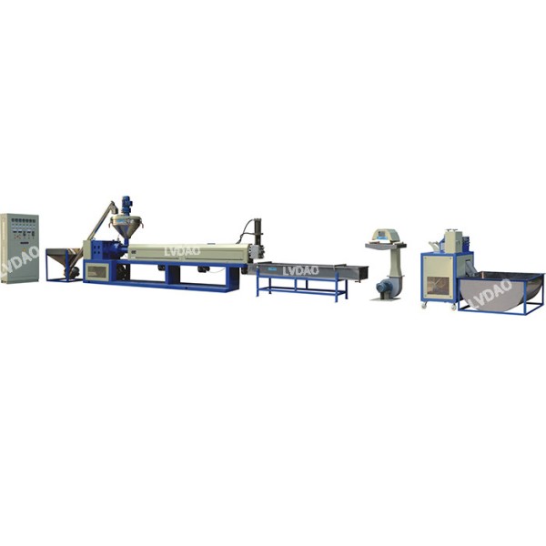 Quality Power 45kw PP CE Caco3 pelleting extruder line LDB SJP 120 plastic recycling equipment 240-400kg/h for sale