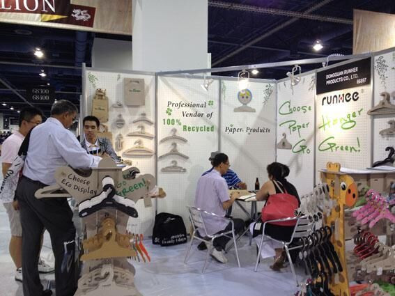 Product display at exhibition