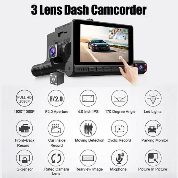 Quality FHD Digital Camcorder Car DVR 1080p Gps Touchscreen Android DVR Dashcam for sale