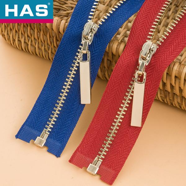 Quality 27 Inch Separating Jacket Zipper Smooth Gold Teeth Zipper Eco Friendly for sale