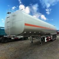 China 40000 Liters 3 Axle Diesel Fuel Tank Trailer Carbon Steel factory