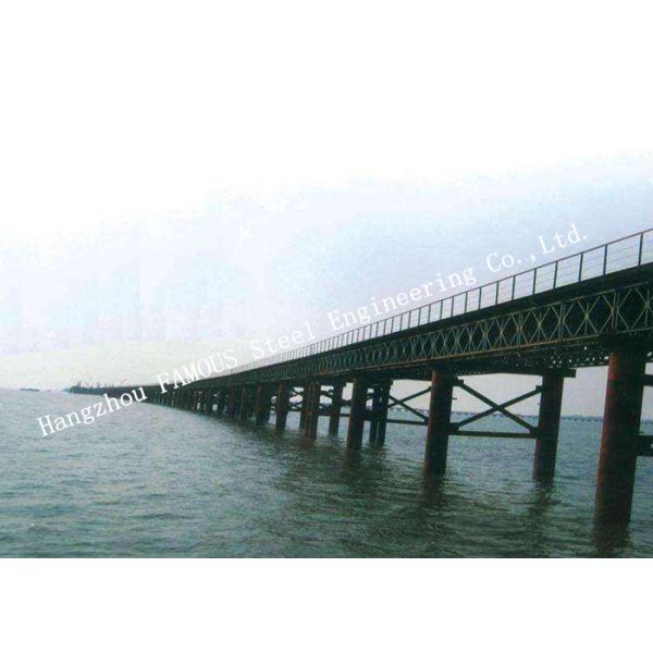 Quality Painted Surface Steel Bailey Bridge for sale
