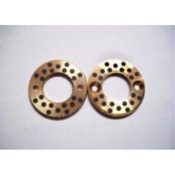 Quality Copper Cast Bronze BearingsThrust Washer With Solid Lubricant Plugs for sale