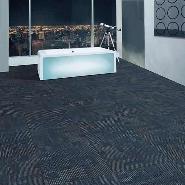 Quality 100% Solution Dyed Integrated Pattern Loop Pile Polypropylene Carpets Square for sale