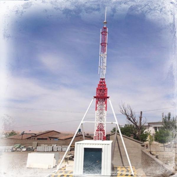 Quality Tripod battary Winch Up 45KG 30M Lattice Steel Towers for sale