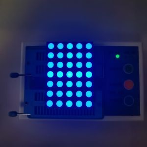 Quality Bright Blue 14 Pins 635nm 100mcd 5x7 Dot Matrix LED Display for sale