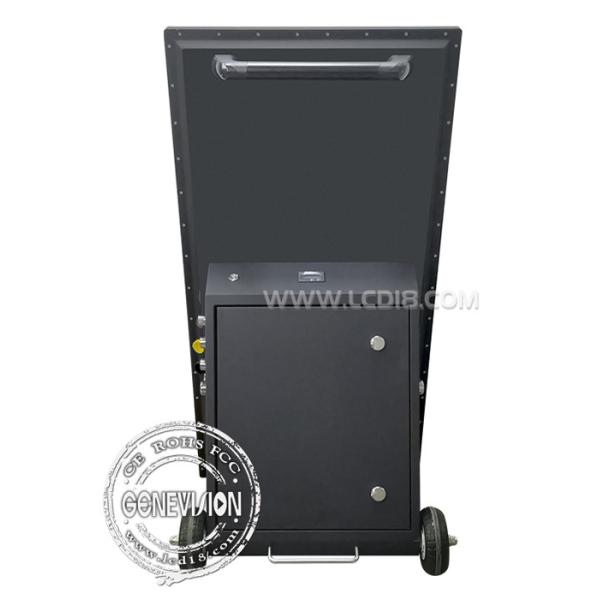 Quality 43" AG Glass Digital Outdoor Display Totem Screen Battery Powered Windows System for sale