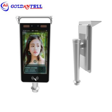 Quality 8 Inch Android Facial Recognition Turnstile EU Green QR Code Reader for sale