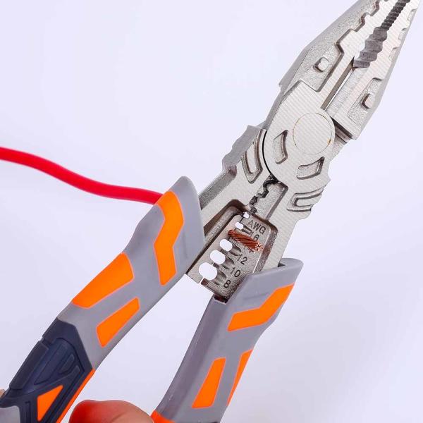Quality Precise Multifunction Pliers Cutting Edges 62 HRC 224mm Universal Wire Stripping for sale
