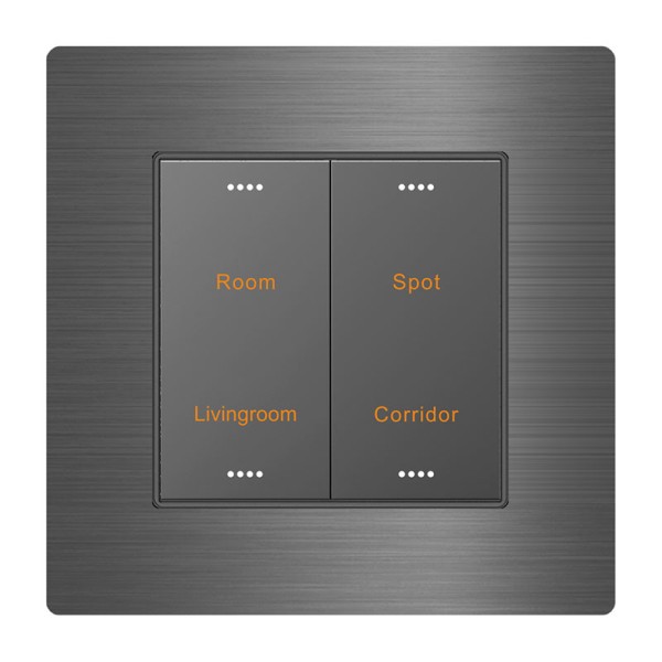 Quality RS485 Modbus Wall Switch Room Control Unit Variety Color / Material Panel for sale