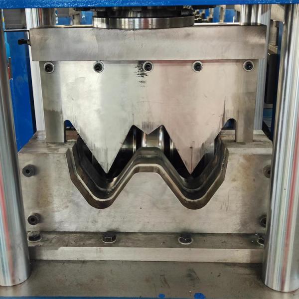 Quality PLC Highway Guardrail Forming Machine 80mm Roller Diameter for sale