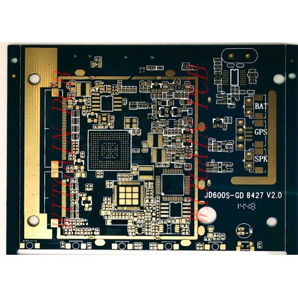 Quality Blue Four Layer Pcb Printed Circuit Board FR4 NY2150 Material Immersion Gold for sale