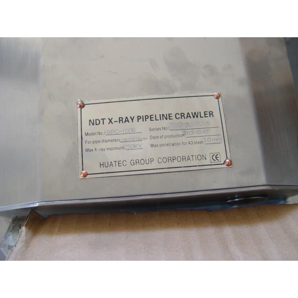 Quality PLC Control X-ray Pipeline Crawler 250Kv 17Ah HXPC-100B Length 2000mm for sale