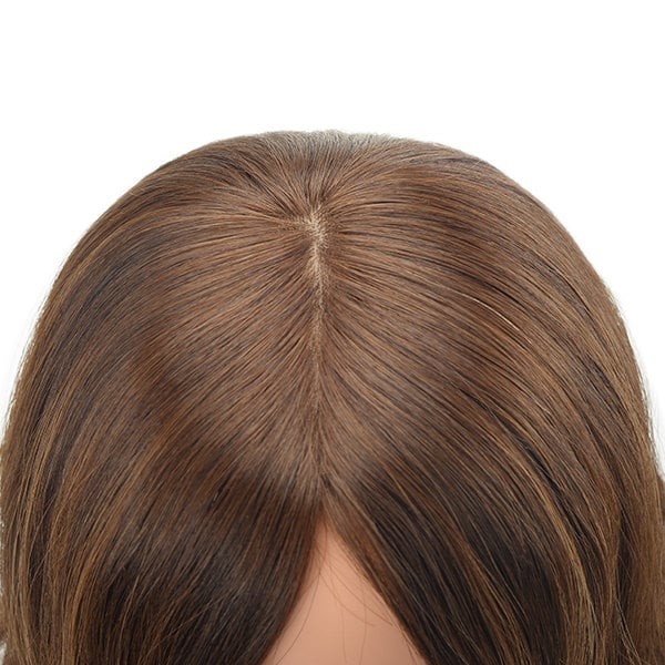 Quality Light Brown Jewish Hair Wig Women Remy Human Hair Wigs Custom for sale