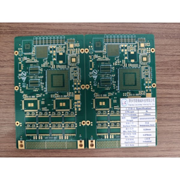 Quality High Reliability 8 Layer ENIG PCB Board For Industrial Automation Systems for sale