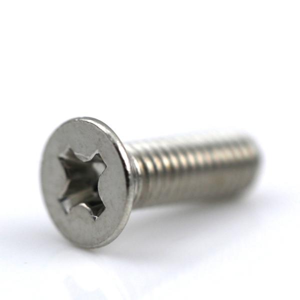 Quality Cross Recessed Stainless Flat Head Screw Countersunk Head 120 Degree Plain for sale