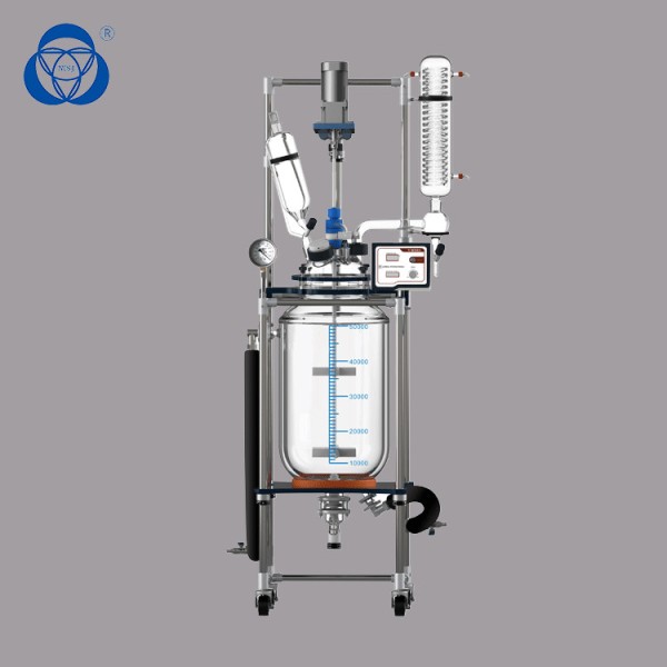 Quality 100L Stainless Steel Chemical Reactor Kettle Borosilicate Glass Reactor Eco Friendly for sale