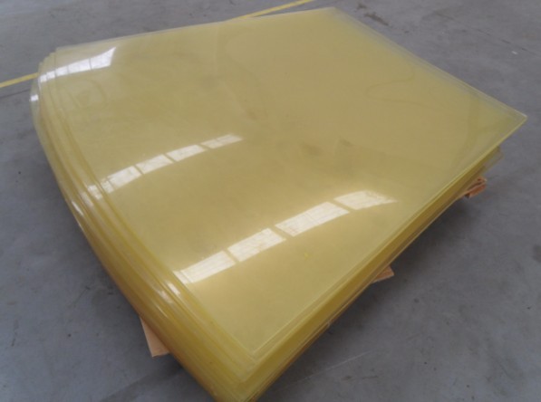 Quality Elastic Industrial Polyurethane Rubber Sheet , Abrasion Resistant PU Wear Plate for sale