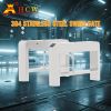 china HCW IP44 Swing Barrier Turnstile 40W Stainless Steel 304 Pedestrian Turnstile
