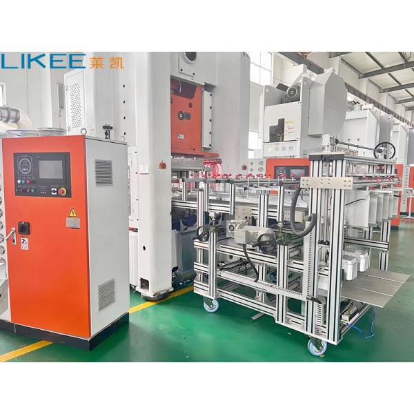Quality Mitsubishi Controlled 12000 Pcs/h Output Aluminium Foil Container Machine LK-T80 for sale