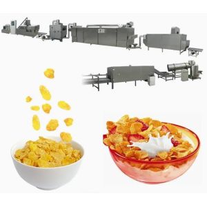 Quality 330kw Breakfast Cereals Corn Flakes Equipment Corn Flakes Dryer 45x5x3m for sale