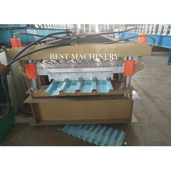 Quality Double Layer Roofing Sheet Roll Forming Machine Galvanized Trapezoidal Shape for sale
