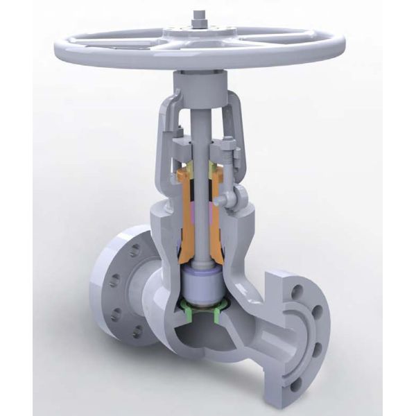 2500LB WCC Pressure Seal Globe Valve / API 6D Globe Valve from China ...