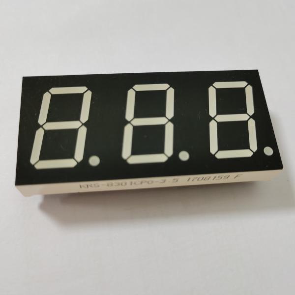 Quality 0.8 Inch Numeric LED Display 7 Segment 3 Digit For Measuring Equipment for sale