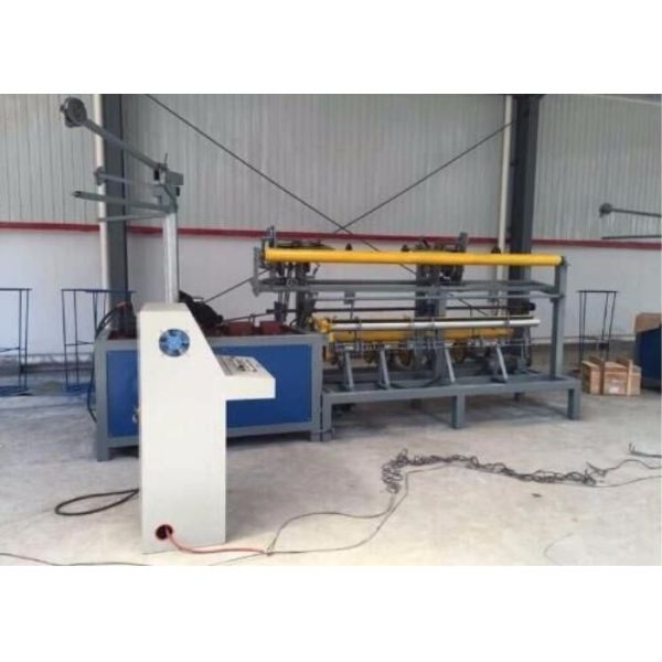 Quality Railway Guard  Chain Link Mesh Machine , Semi Automatic Chain Link Fencing Machine  for sale