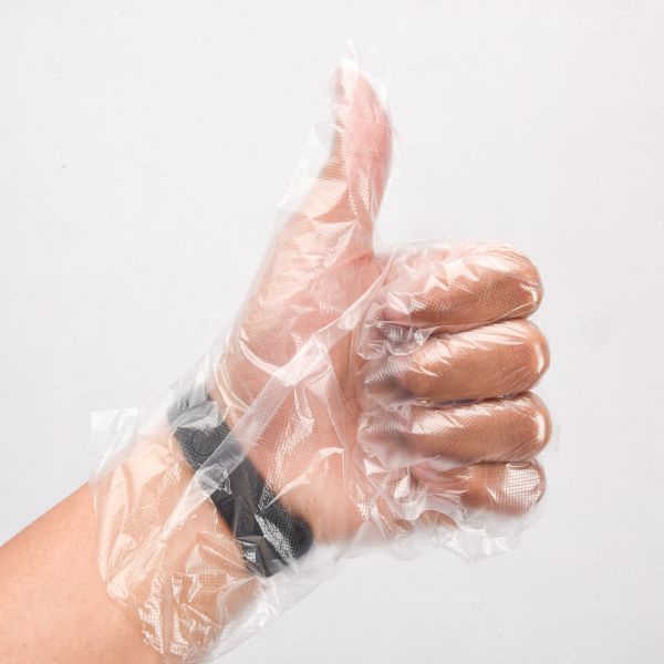 Quality Waterproof Disposable Plastic Gloves For Kitchen Baking Customized Size 70-100g Oil Resistant for sale