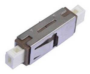 Quality OM4 SC Pink 50μm High precision dimension Fiber Optic Adapter with flange for sale