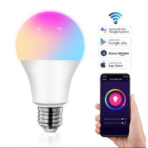 Quality 80lm/W Lamp Luminous Efficiency Multicolor Dimmable TUYA WiFi LED Light Bulb For for sale