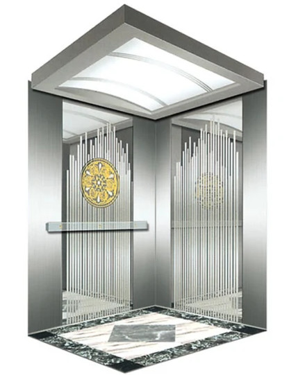 Quality Mirror Etching Home Villa Elevator for sale