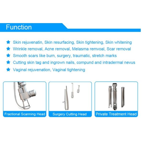 Quality Dermatology Erbium Fractional CO2 Laser Machine Vaginal Skin Rejuvenation Laser for sale
