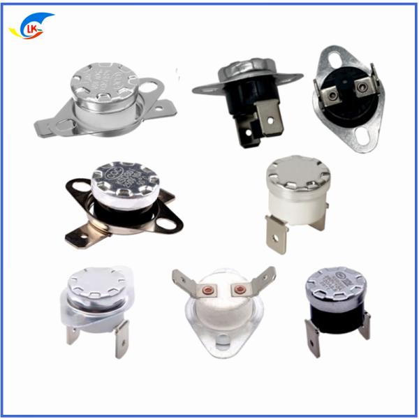 Quality KSD301 250V 10A/16A/20A Bimetallic Temperature Switch Normally Closed / Open 80 for sale