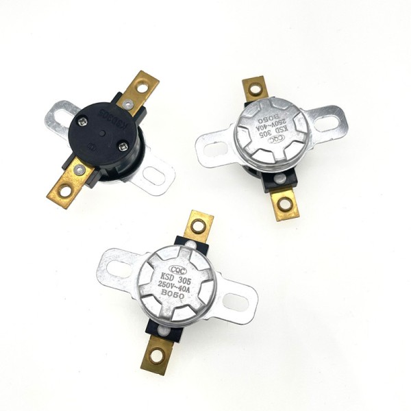 Quality KSD305 Bimetal Temperature Control Switch Thermostat 40A Single Pole Single for sale