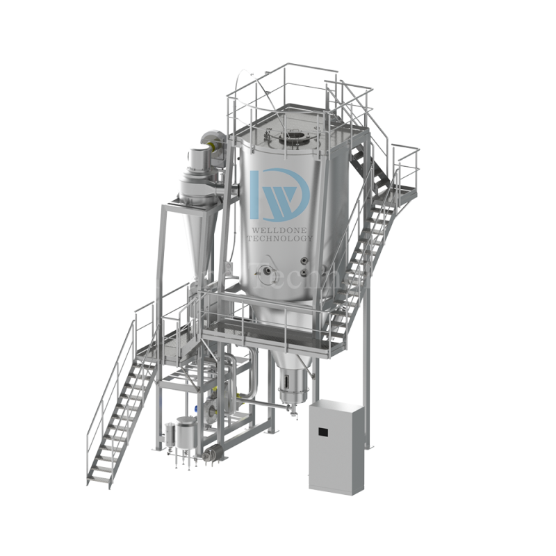 LPG-5 Spray Dryer front view showing industrial drying equipment