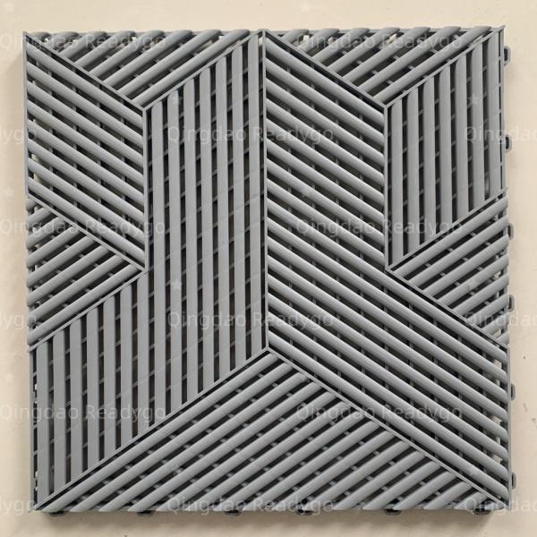 Quality SILK Strength car grate plastic modular interlocking tiles PP garage floor tiles for sale