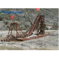 Quality 8 M 60 M3/Hr Mining Equipment Chain Bucket Dredger Equipped With Quality Engine for sale