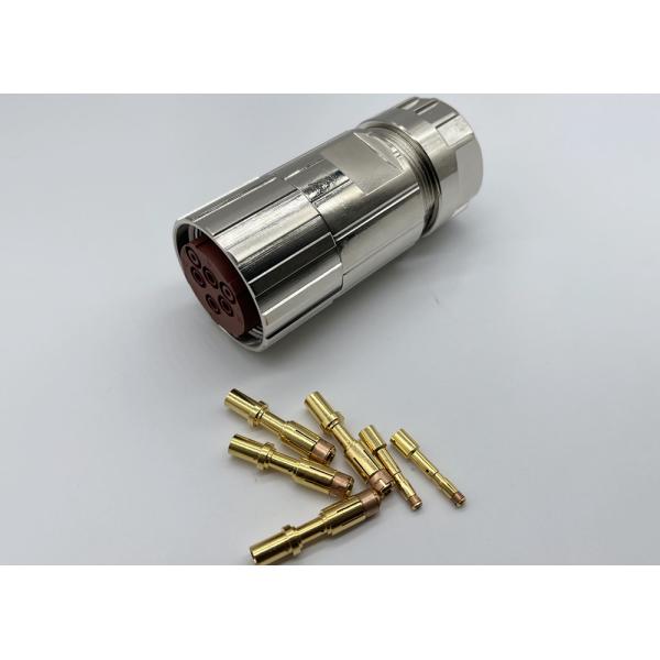 Quality Circular M40 Power Connector 6 Pin Servo Encoder Female Crimp Wire Plug for sale