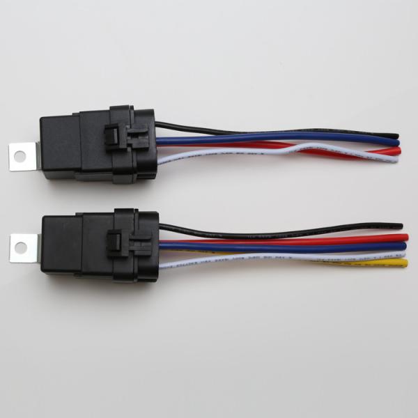 Quality 5 PIN SPDT JD2912 Car Relay 24V 12V 40A with Harness Sockets for Truck for sale