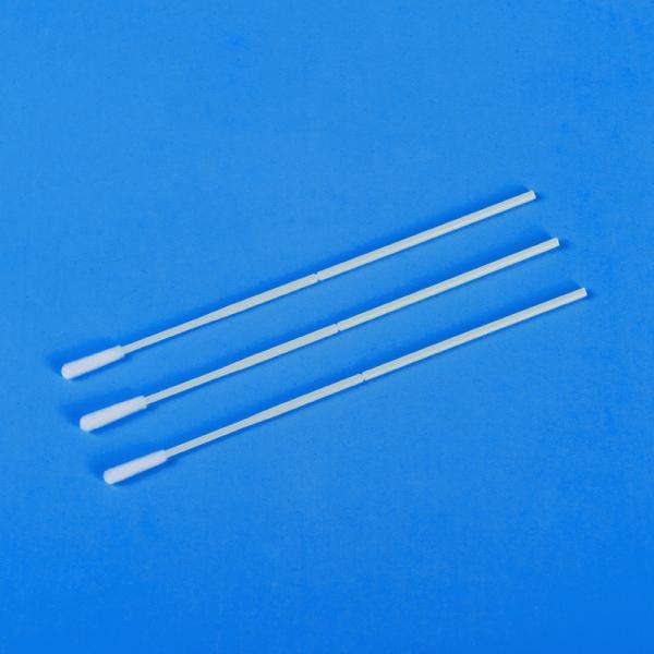 Quality Oropharyngeal Specimen Collection Swab Medical Sterile Swab Flocking Process for sale