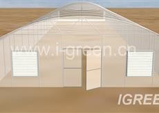 Quality Large Tunnel Ground Polyethylene Film Greenhouse Customized For Tomato for sale