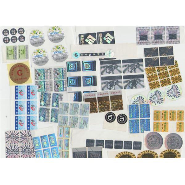 Quality Anti Fake High Security Printing , Adhesive Heat Transfer Sticker Hologram 3D Printing for sale