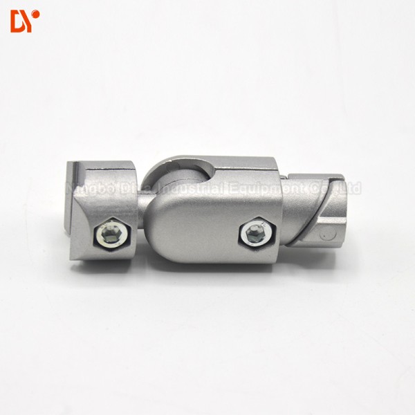 Quality Sandblasting Metal Pipe Connectors / Aluminium Alloy ADC12 Pipe Rack Joint for sale