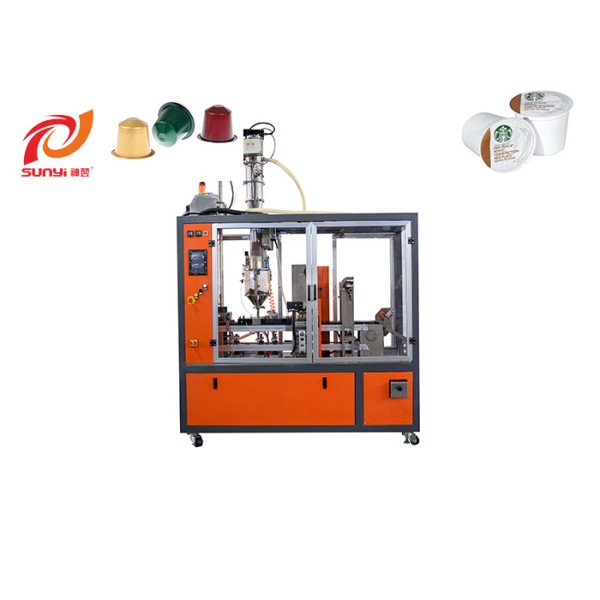 Quality Full Automation And Visualization Two Lanes K-Cup Filling Sealing Machine for sale