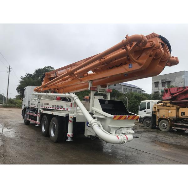 Quality Swing Leg Zoomlion Used Concrete Pump Truck 37 Meter for sale