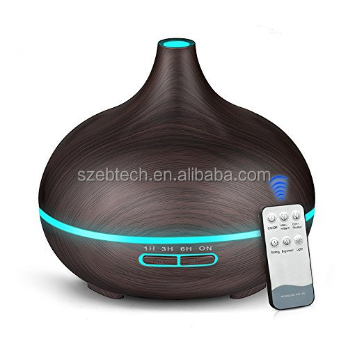 Quality Hot Style Products Eco-friendly Air Freshener Device Wood Grain 300ml Smart Ultrasonic Mist Air Humidifier for Home for sale