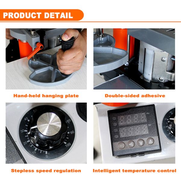 Quality PVC Curve and Straight Mini Portable Edge Bander Manual Edge Banding Machine for sale